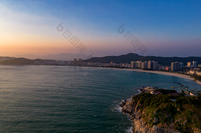 大海海洋礁石海浪沙滩海岛海陵岛航拍摄影图图片 包图网企业站