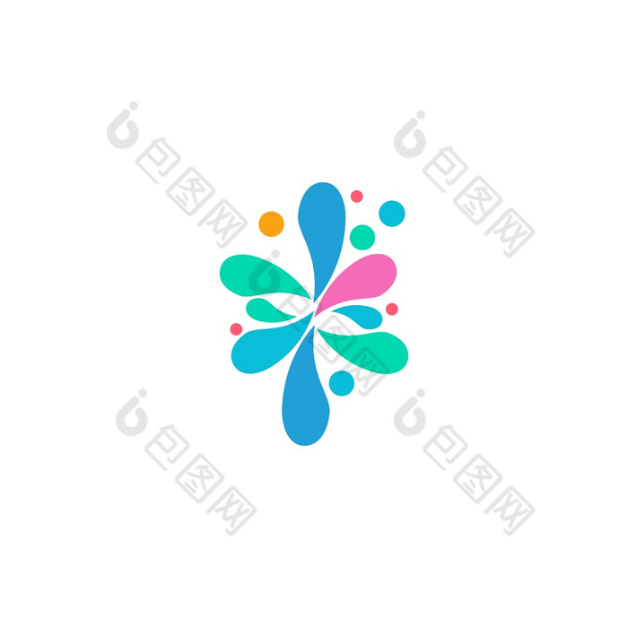 水飞溅图标向量插图模板png下载 包图网