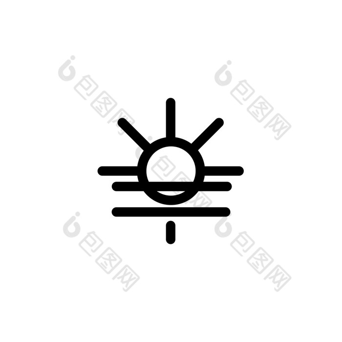 雾一天图标向量模板png下载 包图网