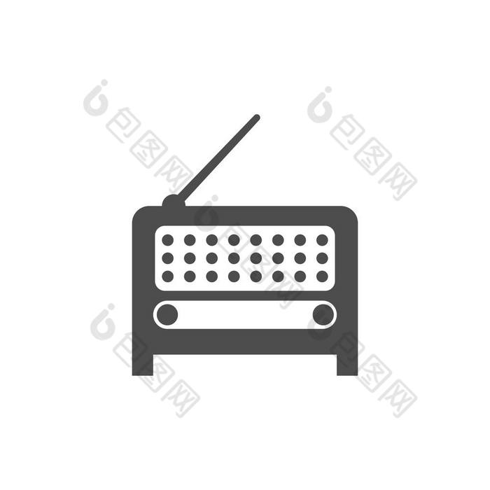 广播图标平插图模板向量png下载 包图网