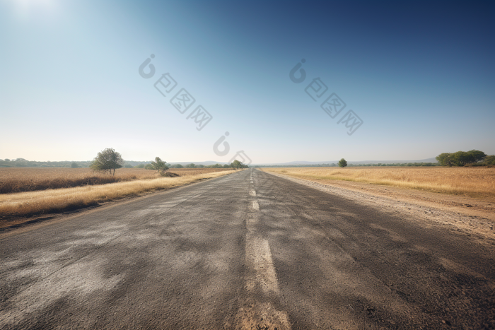 郊外的公路天空乡下图片 包图网