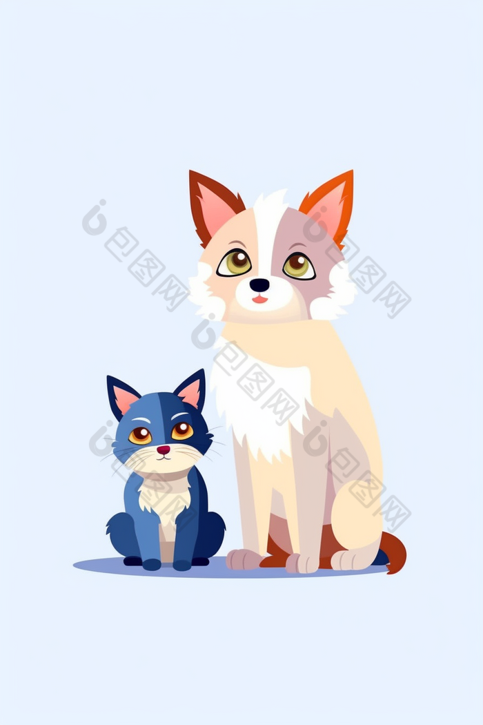 动物宠物猫狗png下载 包图网