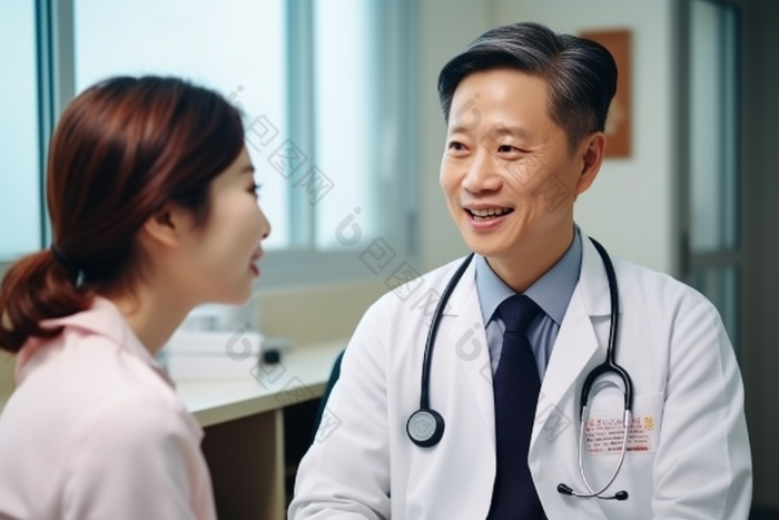 医生沟通交流病情探讨图片 包图网
