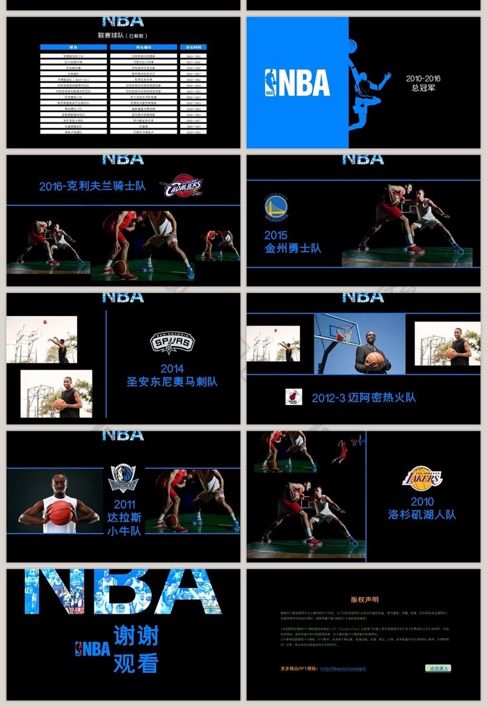 NBA篮球简介课件PPT模板免费下载-包图网