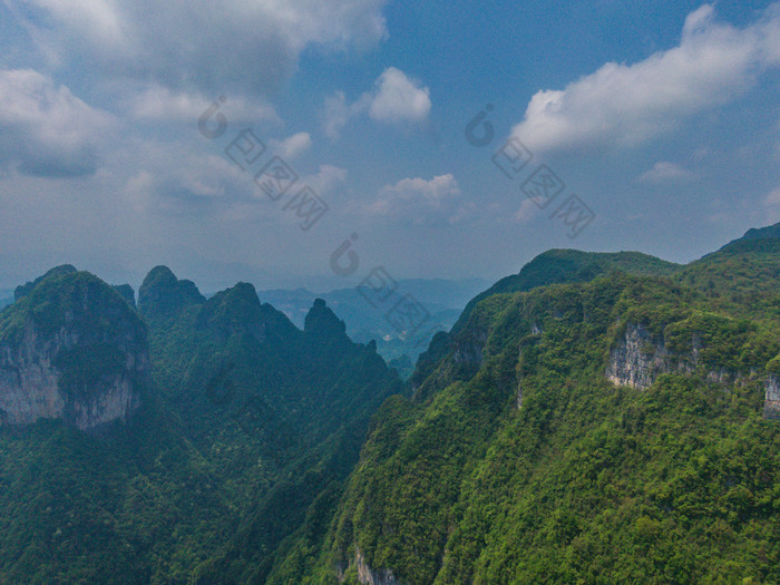 湖南张家界山川地貌航拍图片-包图网企业站