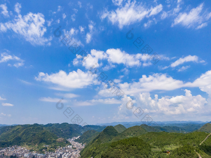 贵州镇远古镇全景图图片-包图网企业站