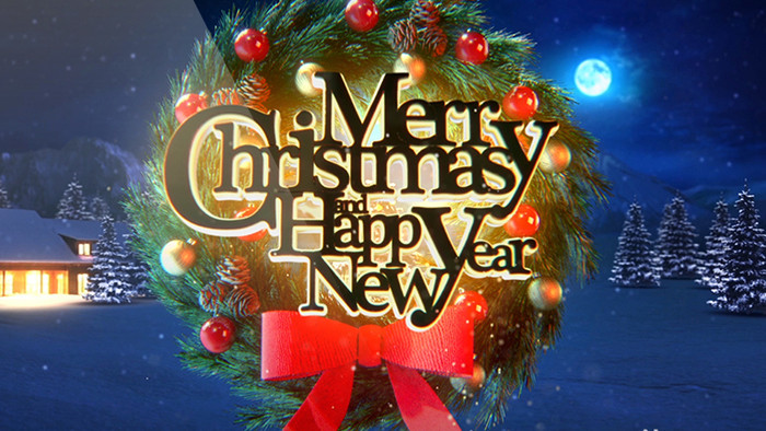 圣诞节新年快乐祝福片头ae模板下载-包图网