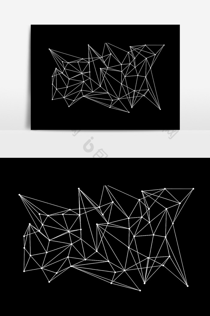 几何线条png下载-包图网