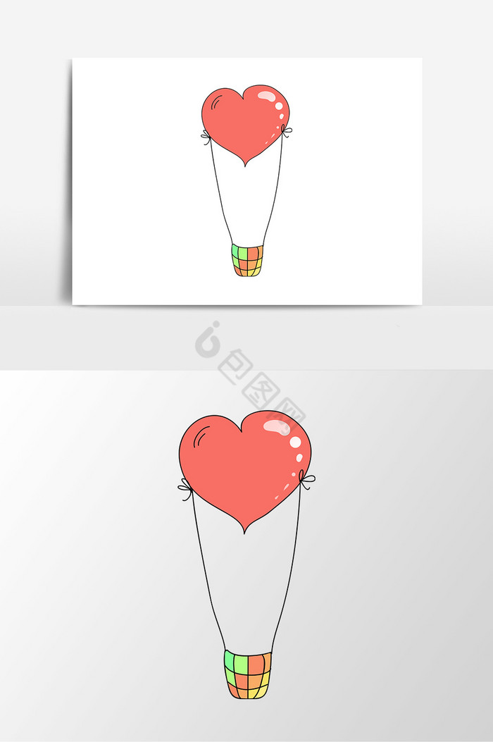 爱心简笔画图片-爱心简笔画素材免费下载-包图网