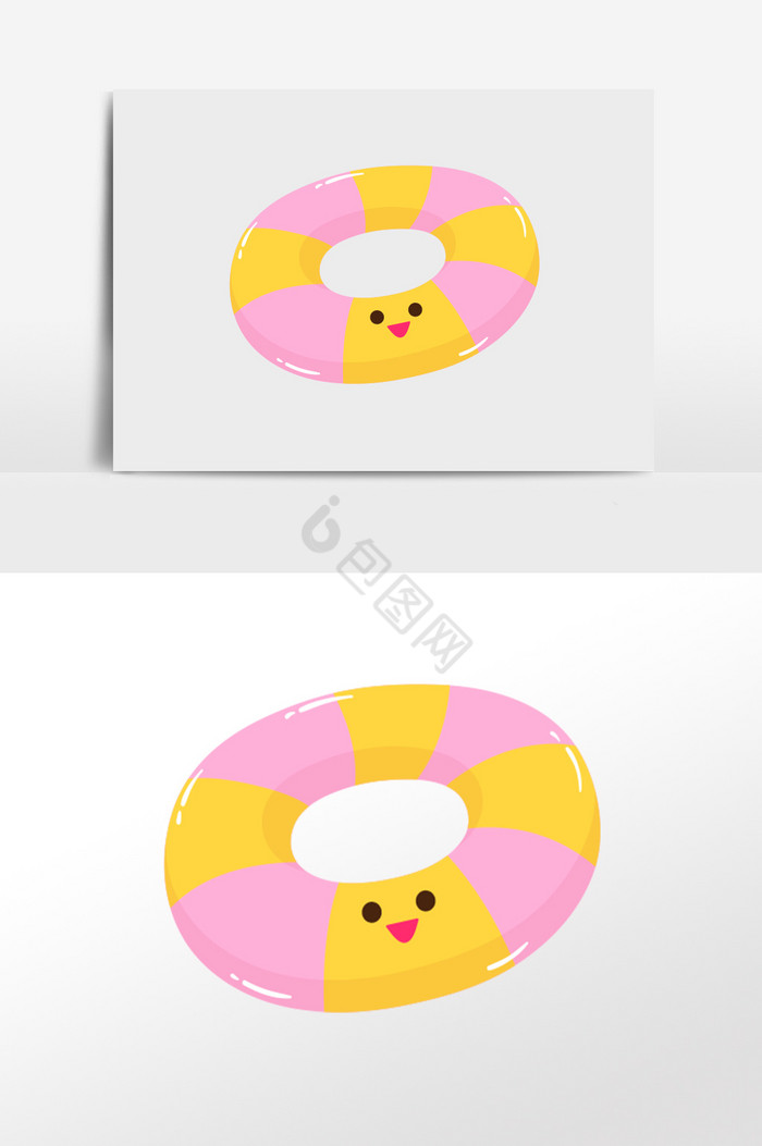 卡通游泳圈图片-卡通游泳圈素材免费下载-包图网
