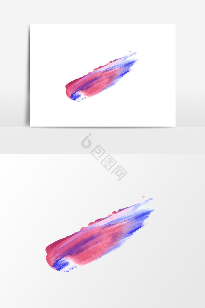 彩色笔刷元素PNG-彩色笔刷元素PNG素材-【包图网】