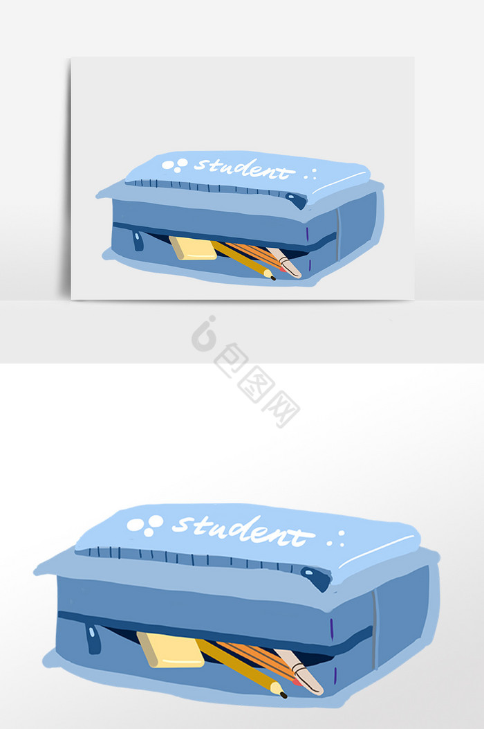铅笔盒图片-铅笔盒素材免费下载-包图网