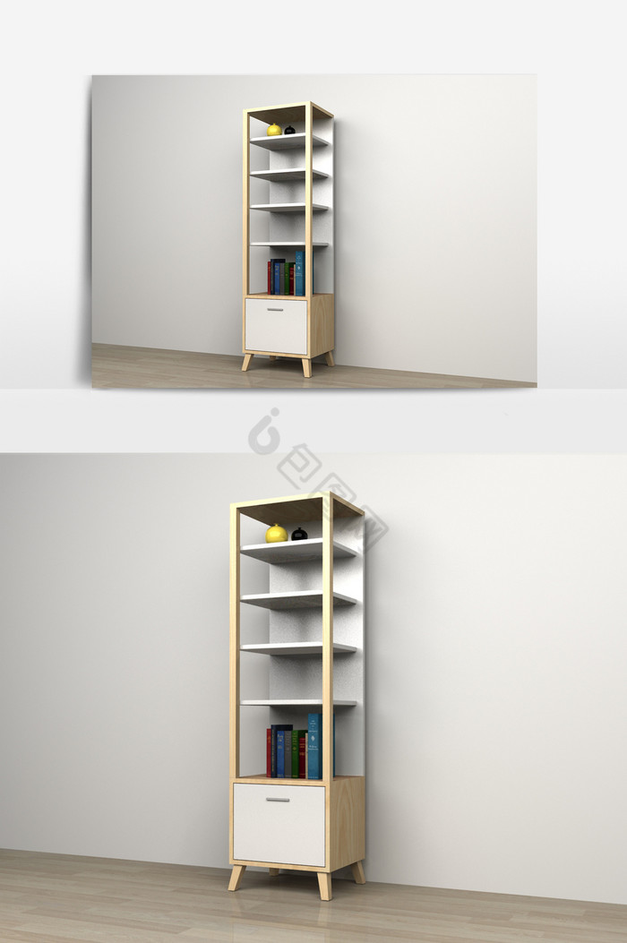 简约书架图片-简约书架素材免费下载-包图网