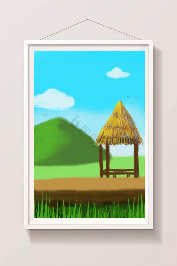 农村草屋图片-包图网