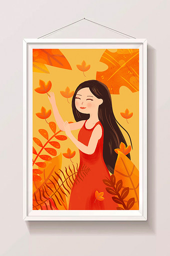 秋天立秋银杏树落叶设计元素1024*1540图片素材免费下载-编号1339406-潮点视频