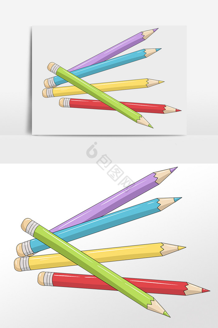 彩色笔图片-彩色笔素材免费下载-包图网