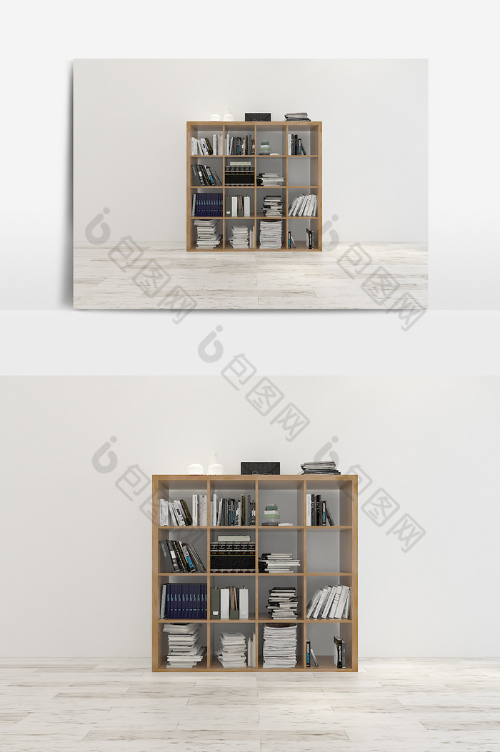 【简约时尚实用书架】图片下载-包图网