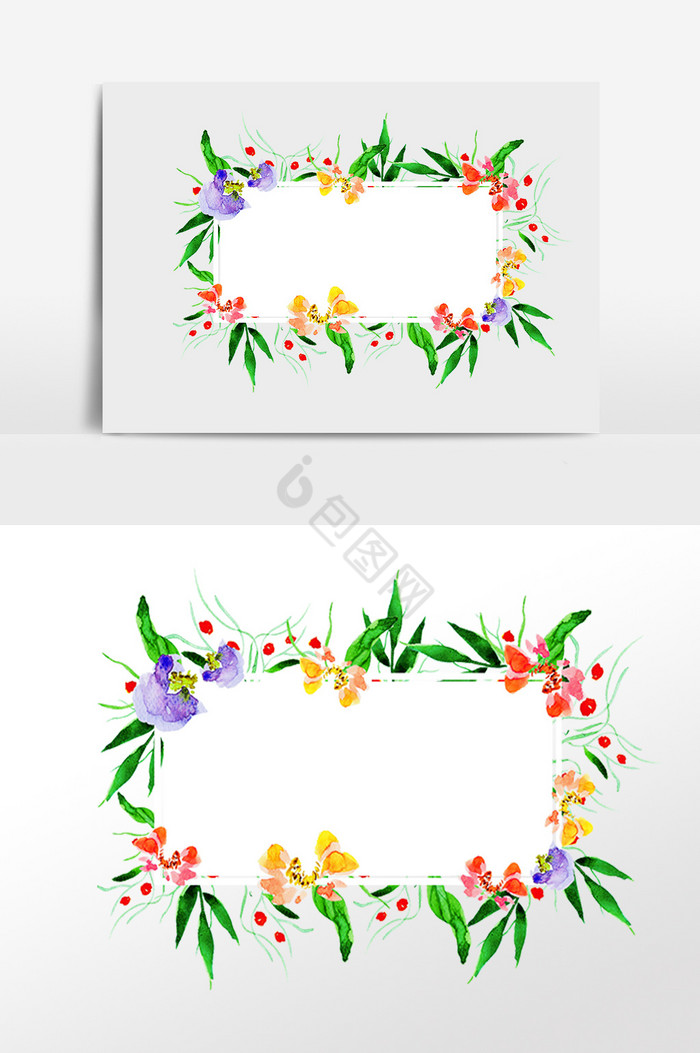 彩色边框图片-彩色边框素材免费下载-包图网