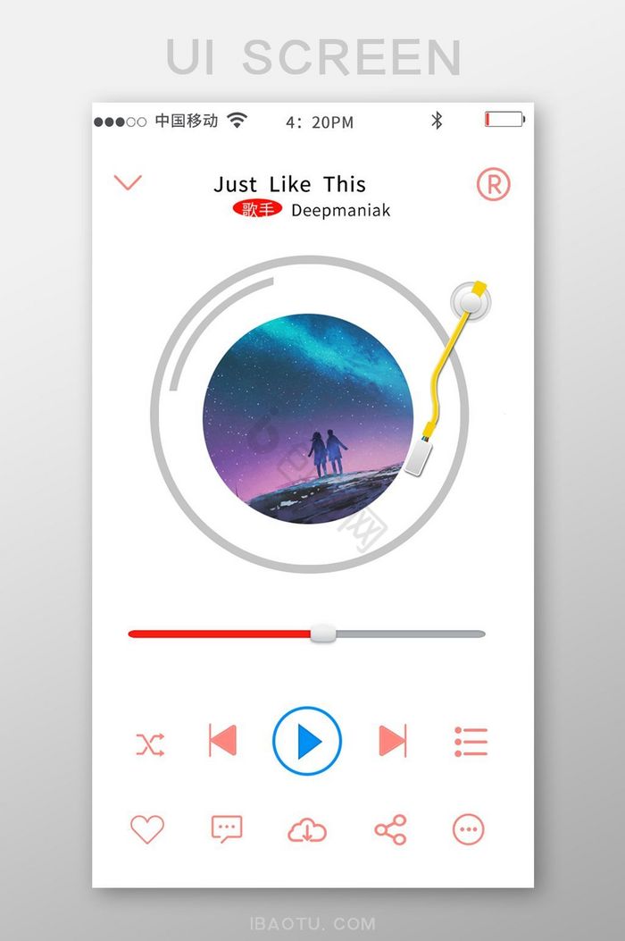 网易云音乐界面-网易云音乐界面设计图片-包图网