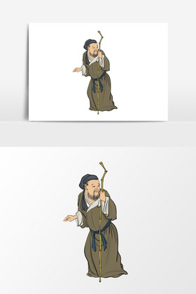 老人拄着拐杖图片-老人拄着拐杖素材免费下载-包图网