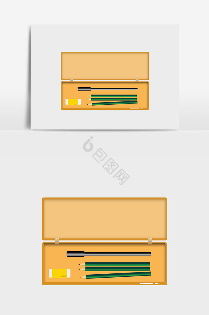 铅笔盒图片-铅笔盒素材免费下载-包图网