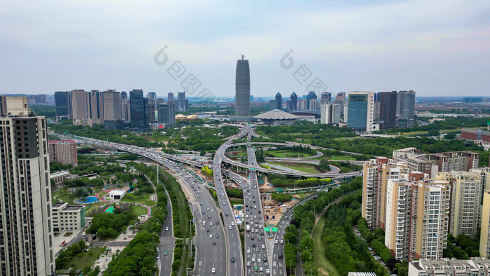 河南郑州城市风光航拍图片-包图网企业站