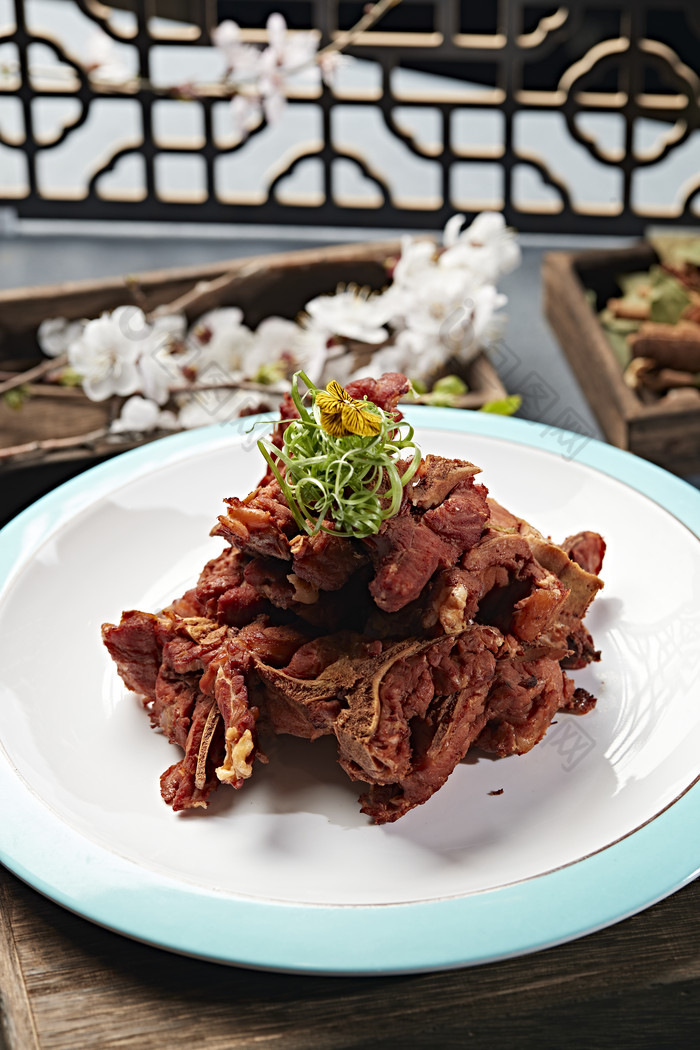 传统风味熏酱排骨图片-包图网企业站