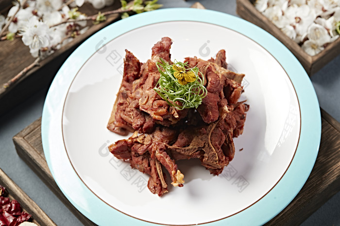 传统风味熏酱排骨图片-包图网企业站