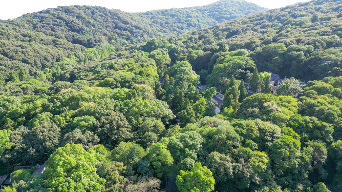 航拍湖北襄阳古隆中景区图片-包图网企业站