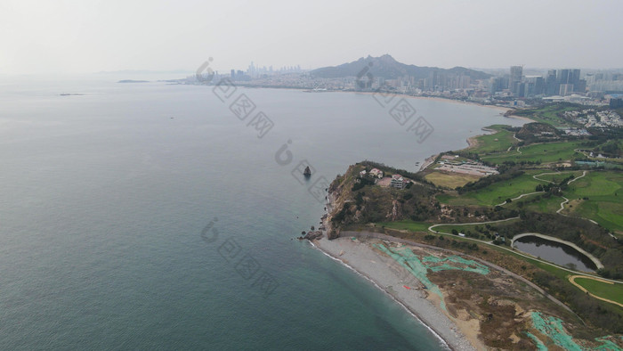 航拍山东青岛石老人景区大海图片-包图网企业站