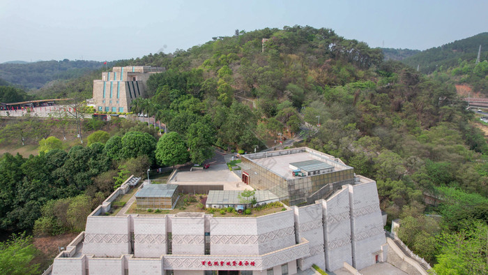 红色旅游景区广西百色起义纪念园航拍图片-包图网企业站