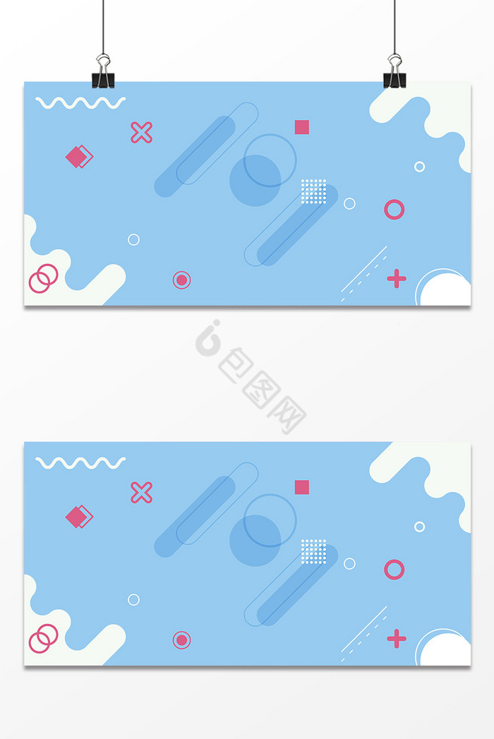 蓝色卡通背景-蓝色卡通背景图片-【包图网】