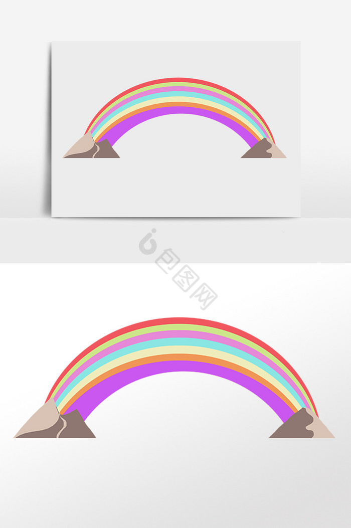 雨后彩虹图片-雨后彩虹素材免费下载-包图网