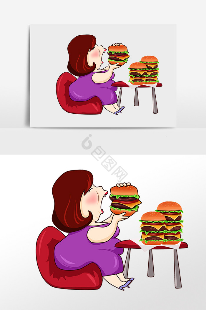 暴饮暴食图片-暴饮暴食素材免费下载-包图网