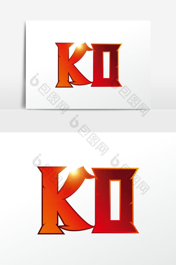 ko字体模板-包图网