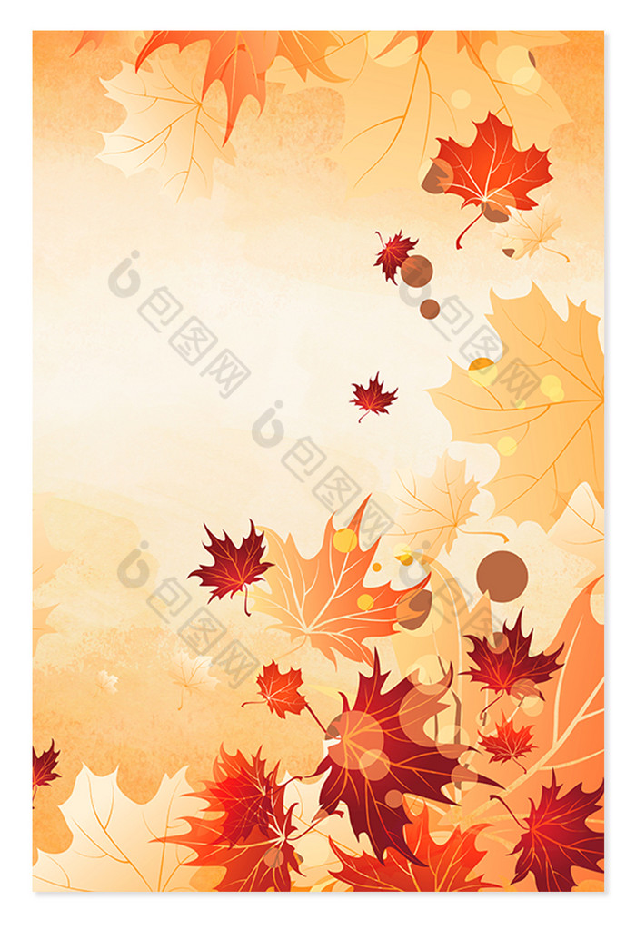 枫叶模板-包图网