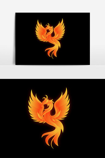 扁平风格唯美质感火凤凰矢量元素设计元素1024*1540图片素材免费下载-编号1317224-潮点视频