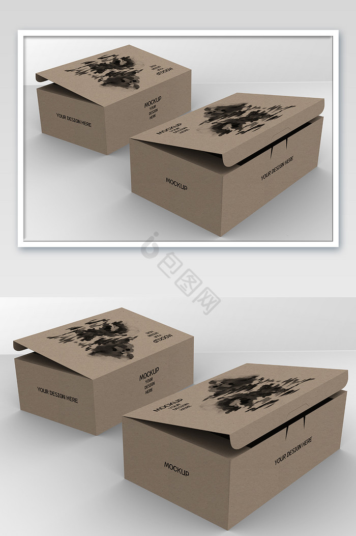 牛皮纸盒图片-牛皮纸盒素材免费下载-包图网