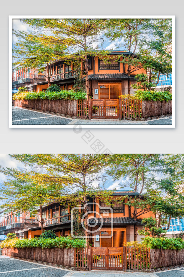 日本风景日式建筑图片-包图网