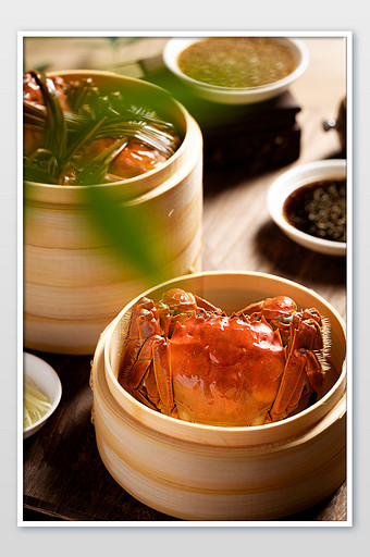 桌子上面的大闸蟹摄影图1024*1542图片素材免费下载-编号1328257-潮点视频