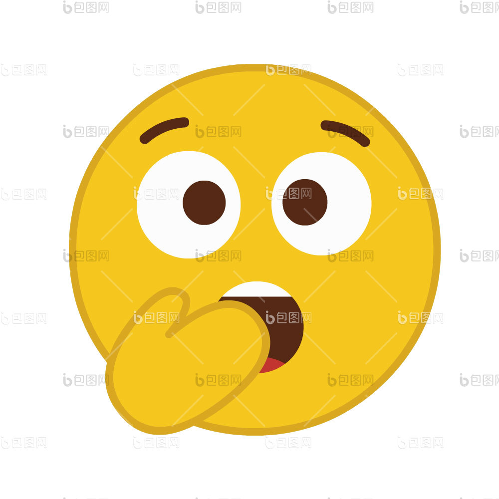 捂嘴惊讶震惊表情包gif动图下载-包图网