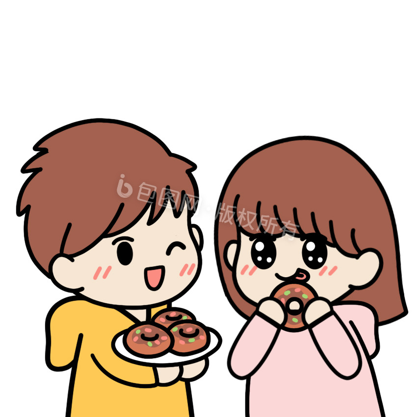 情侣表情包15gif动图下载-包图网