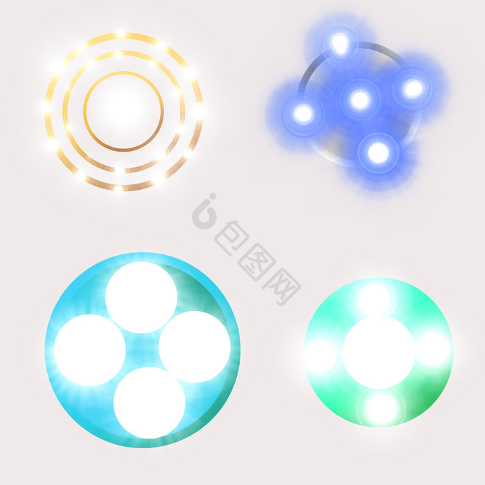 led灯具灯饰吊灯png下载-包图网