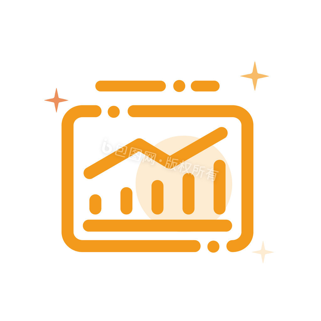 金融理财数据报表icon图标gif动图下载-包图网