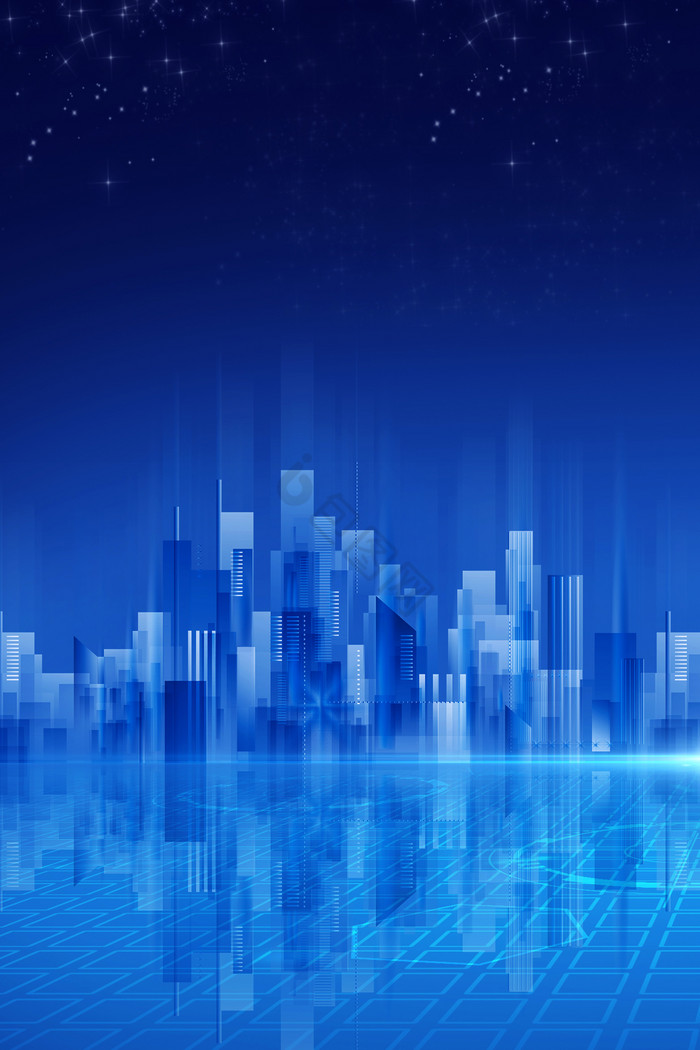 智慧人工智能科技城市模板-包图网