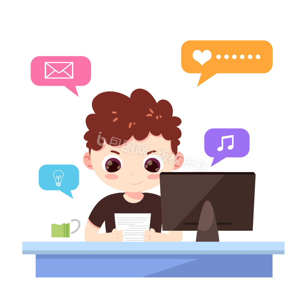 办公UI图片-包图网