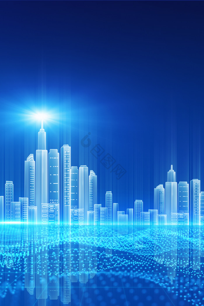 科技智慧城市模板-包图网