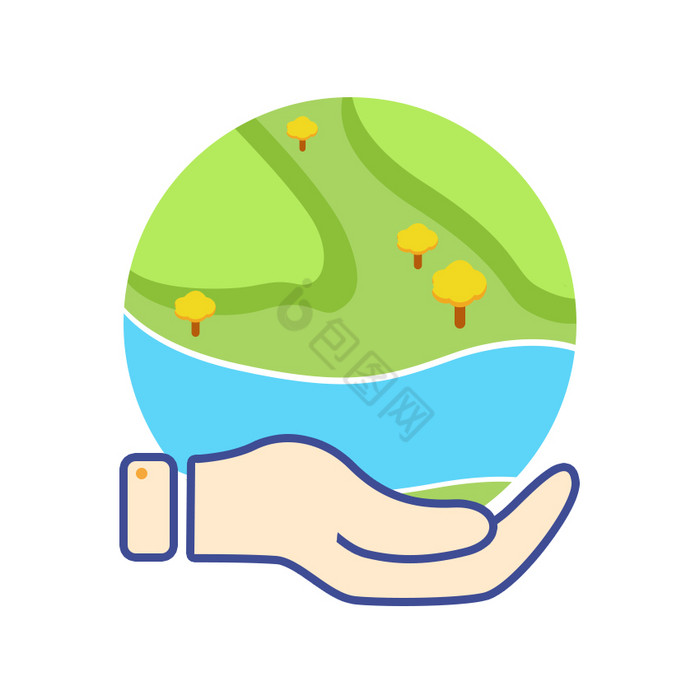 绿色保护环境地球湿地公益手机海报gif动图下载-包图网