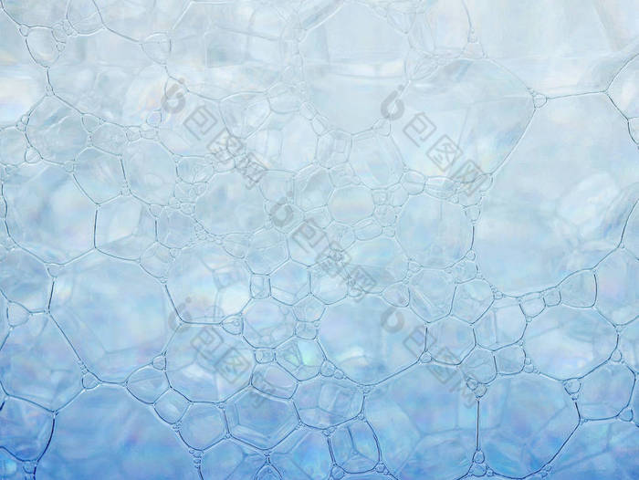 水上的许多泡沫蓝色纹理肥皂泡抽象背格图片-包图网企业站