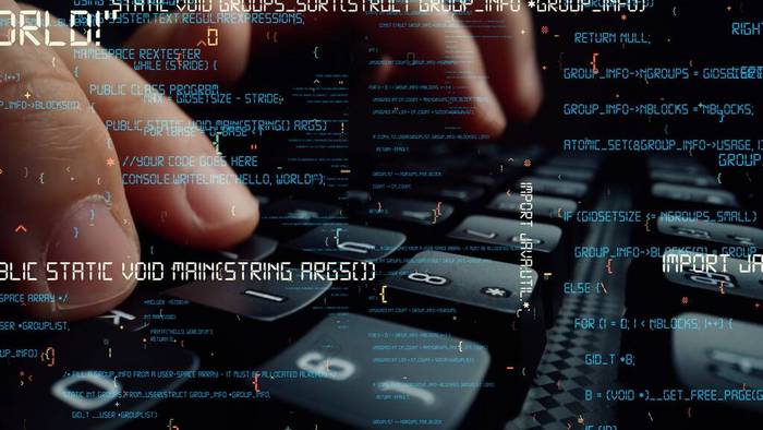 计算机编程编码和软件开发的创造性视觉图片-包图网企业站